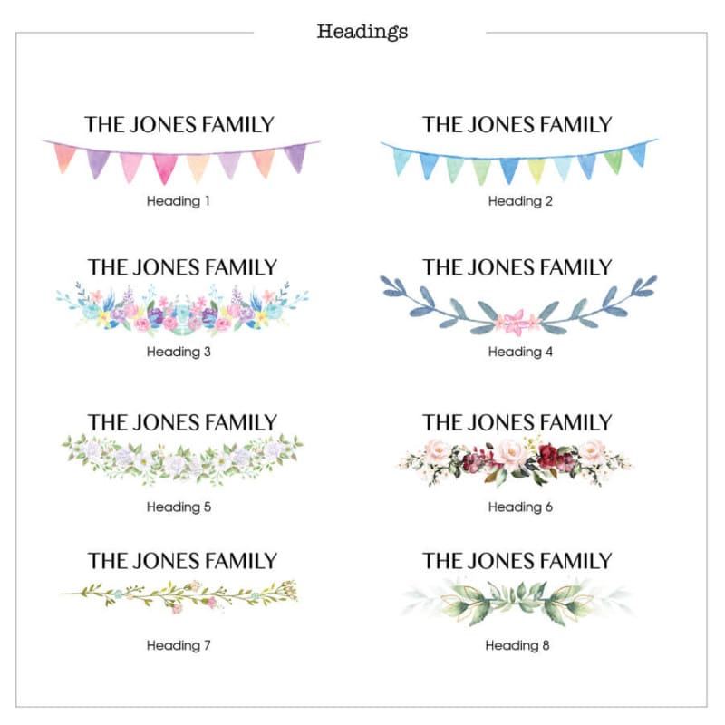 Personalised Welly Boot Family Print | Created by Magic Personalised Welly Boot Family Print | Created by Magic